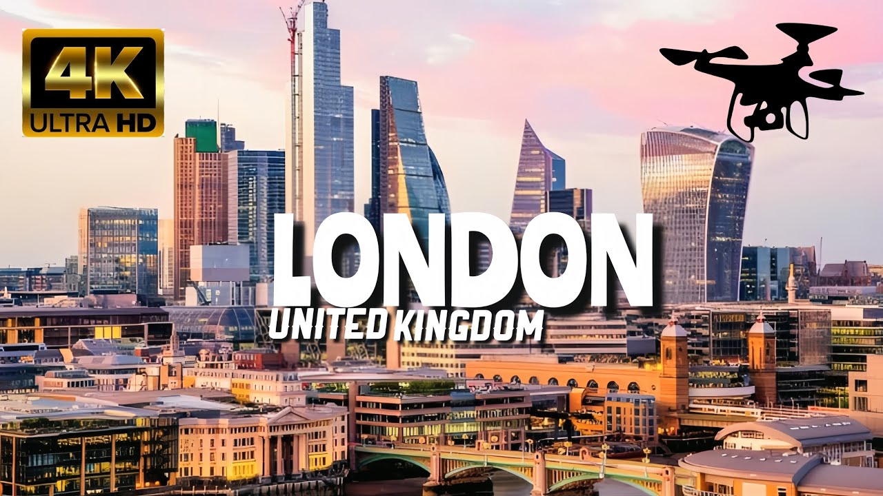 London, England In 4K By Drone - Amazing View Of London, England - YouTube