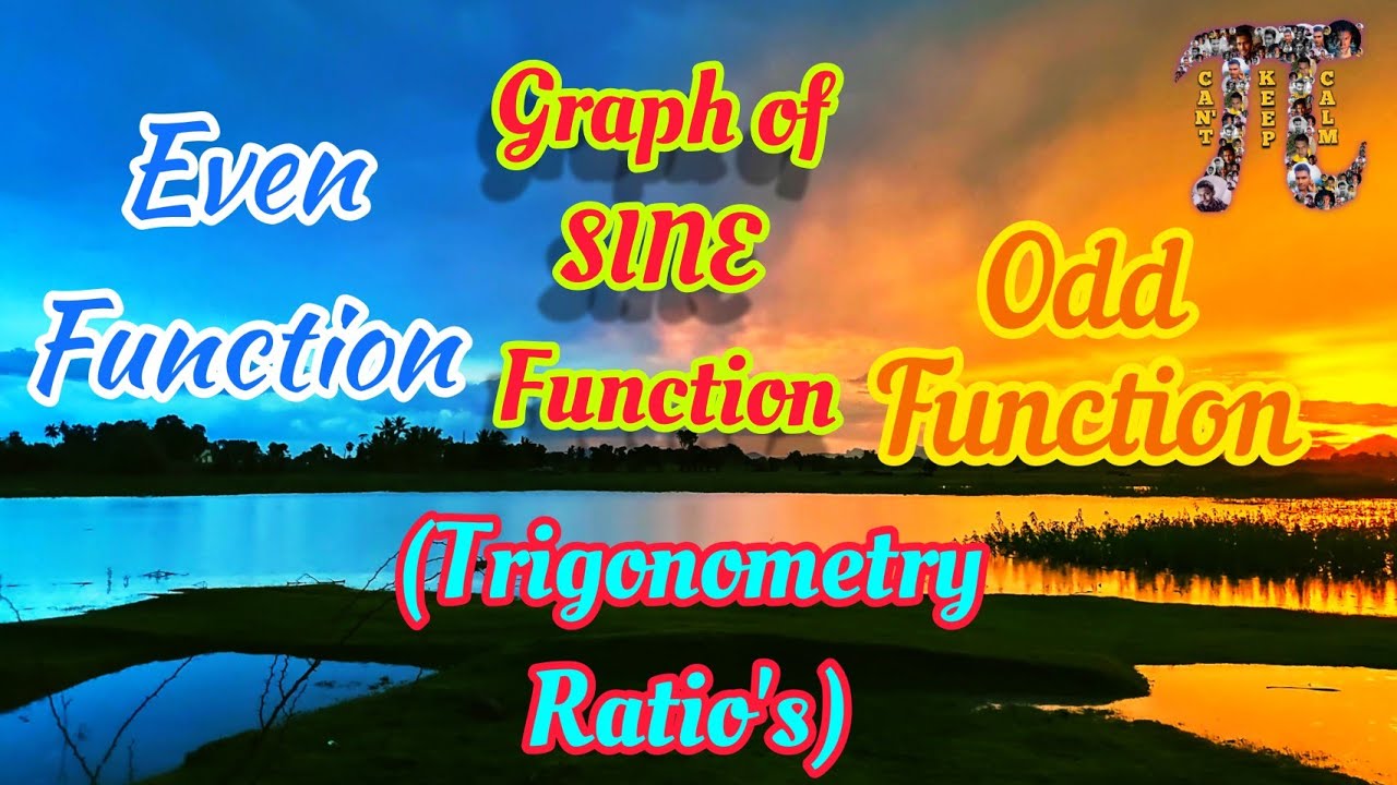 How to Graph SINE function | Using definition of ODD function | odd and ...