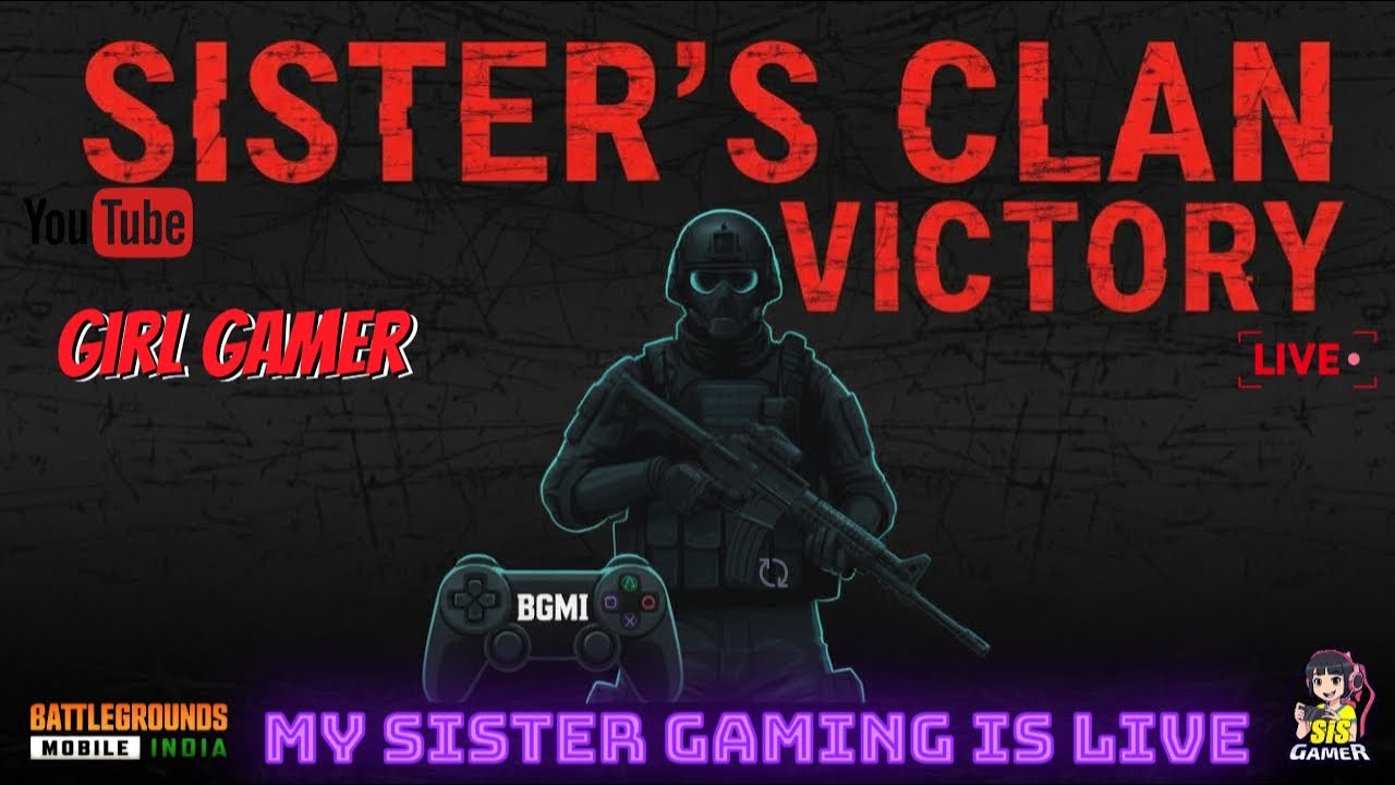 Play BGMI Mobile with My SISTER Gaming is Live Now! #mysistergaming # ...