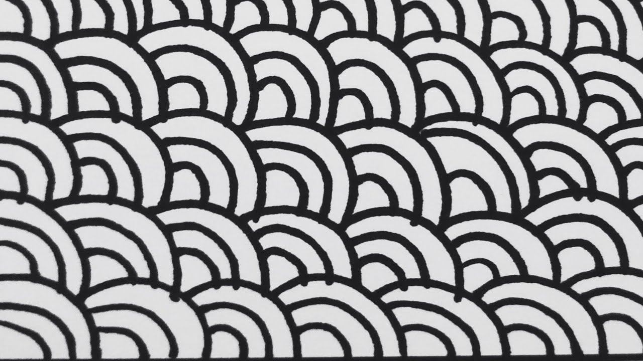 Easy Doodle Pattern 8 - YouTube