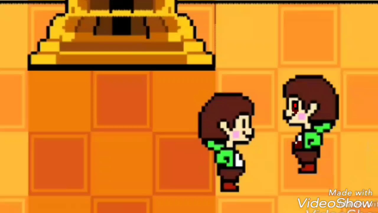 StoryShift Chara.EXE kills StoryShift Chara (Short) - YouTube