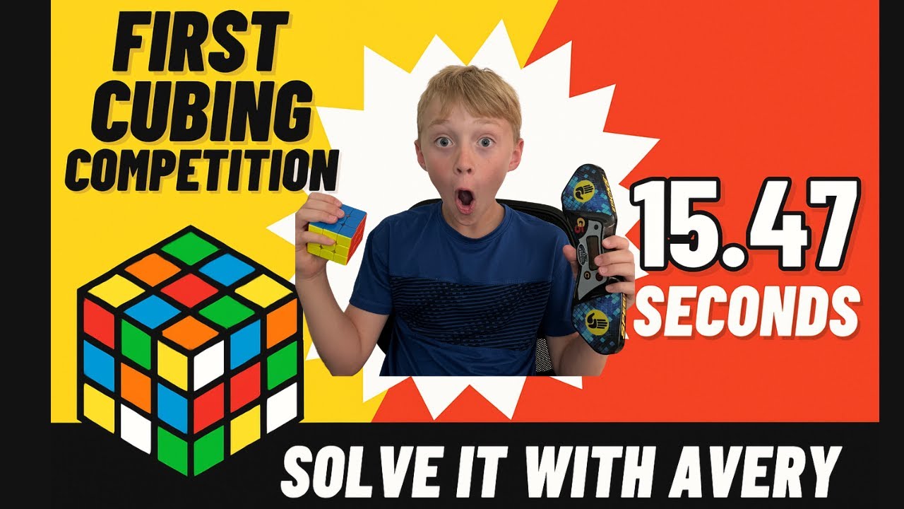 My First Cubing Competition! I had a 15 second solve! - YouTube