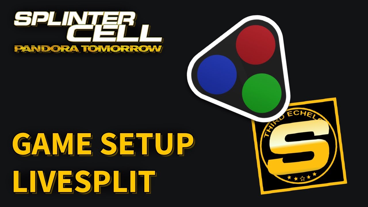 Tom Clancy's Splinter Cell: Pandora Tomorrow Any% Tutorial #1 - Game & LiveSplit Setup - YouTube