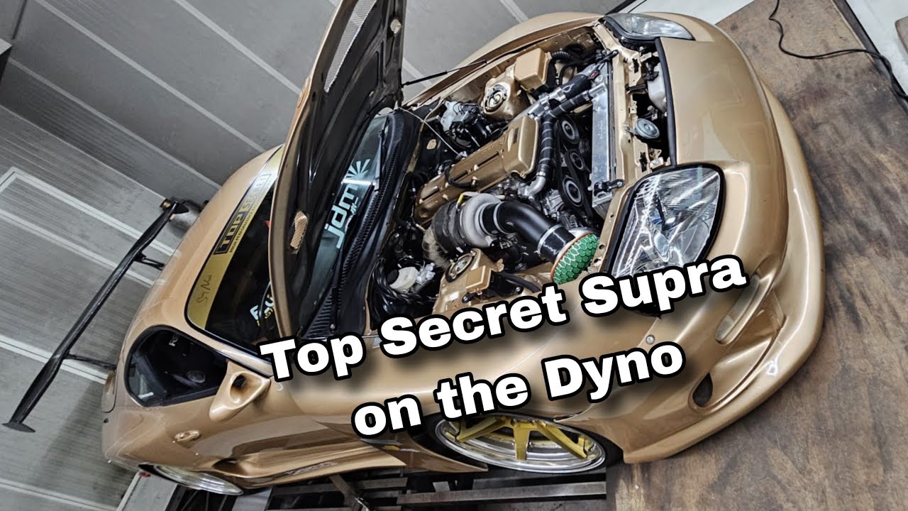 Top Secret Supra GT-300 - Dyno tune fully rebuilt 2JZ GTE Engine - YouTube
