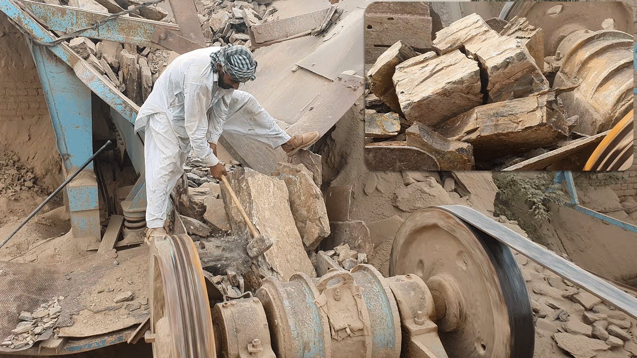 Amazing Quarry Primary Rock Crushing Machine Working | Satisfying Rock ...
