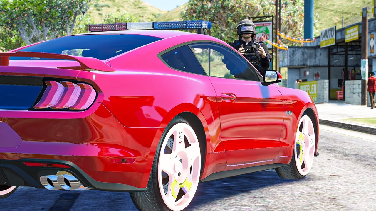 Mustang Cop Will catch YOU! | GTA 5 RP - YouTube