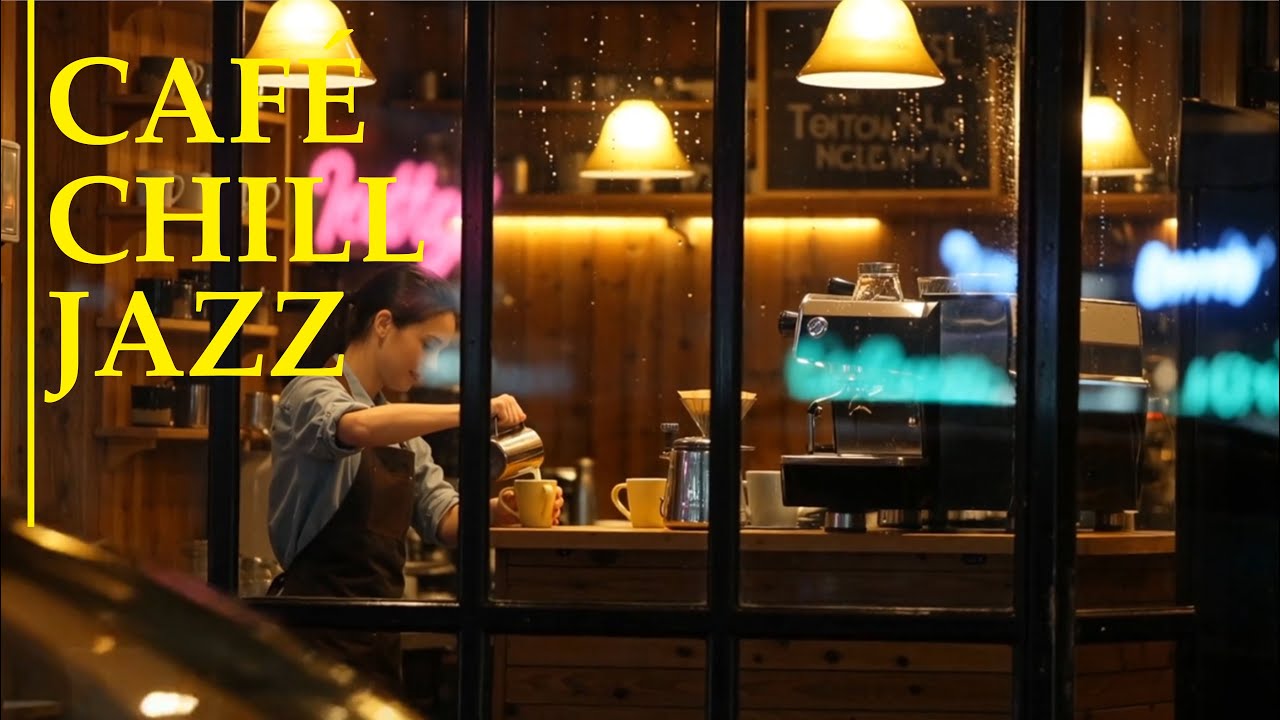 🌙 Night Lights Cafe Jazz – Chill Music for Work & Unwind - YouTube