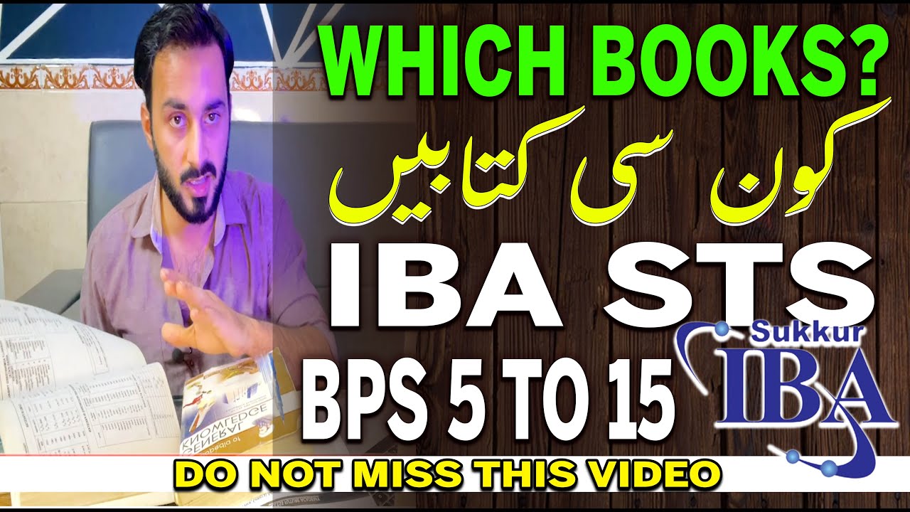 books for iba sts scale 5 to 15 test preparation - YouTube