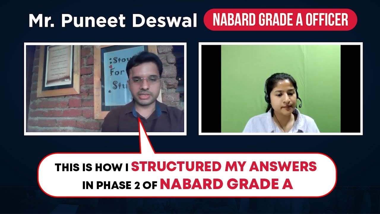 NABARD Grade A Descriptive Paper | Strategy for Answer Writing for ...