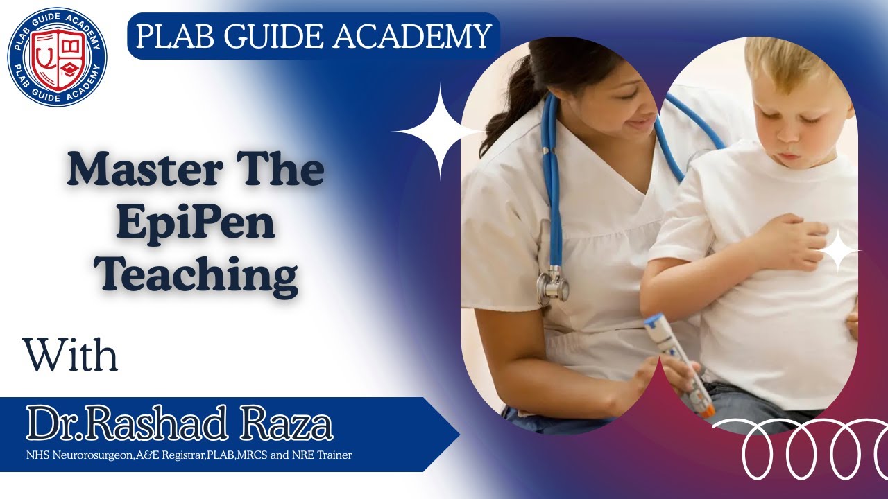 Epipen Teaching - Mannikins | PLAB GUIDE ACADEMY - YouTube