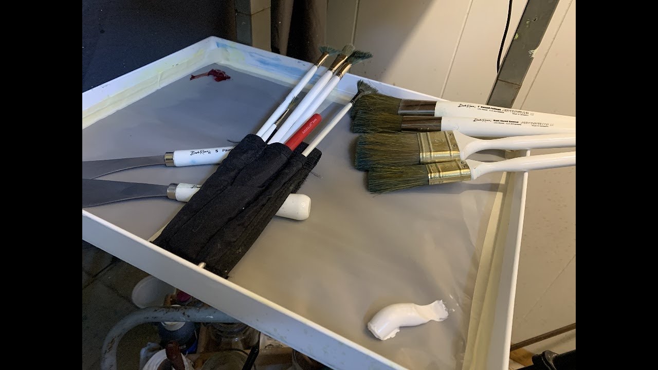 Bob Ross - Landscape Brush Set, Oil Based Painting Tools, 12 pieces ...