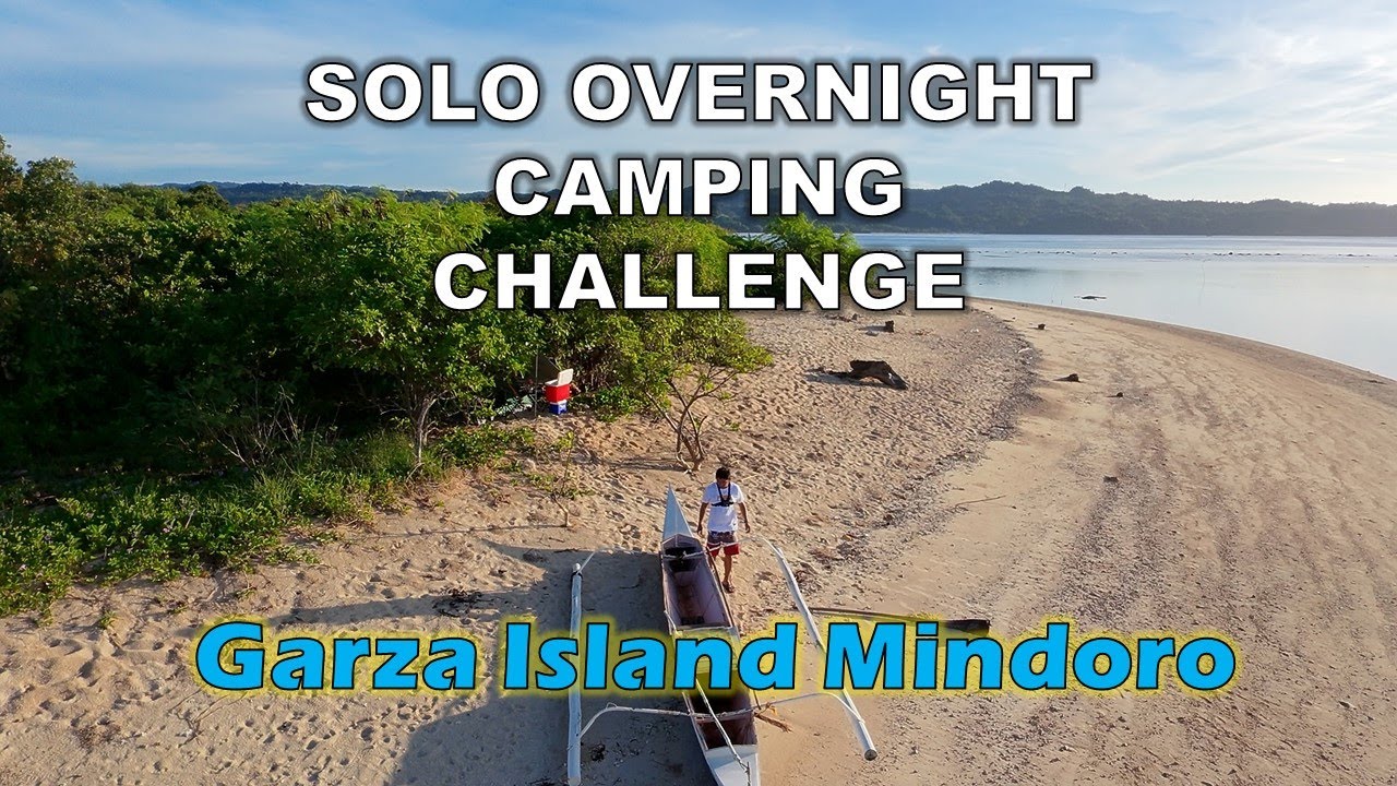 Solo Overnight Camping Garza Island - YouTube