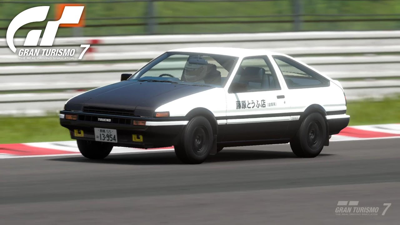 【GT7】AE86藤原とうふ店（自家用）で走る!!! 09【 initial D 】 - YouTube