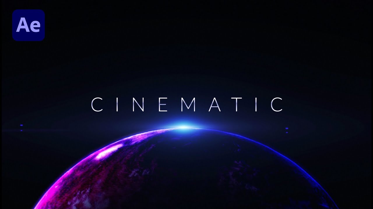 After Effects Tutorial - New Cinematic Title - No Plugins - YouTube