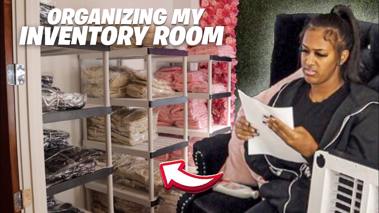 ORGANIZING MY INVENTORY ROOM FOR MY BUSINESS - YouTube