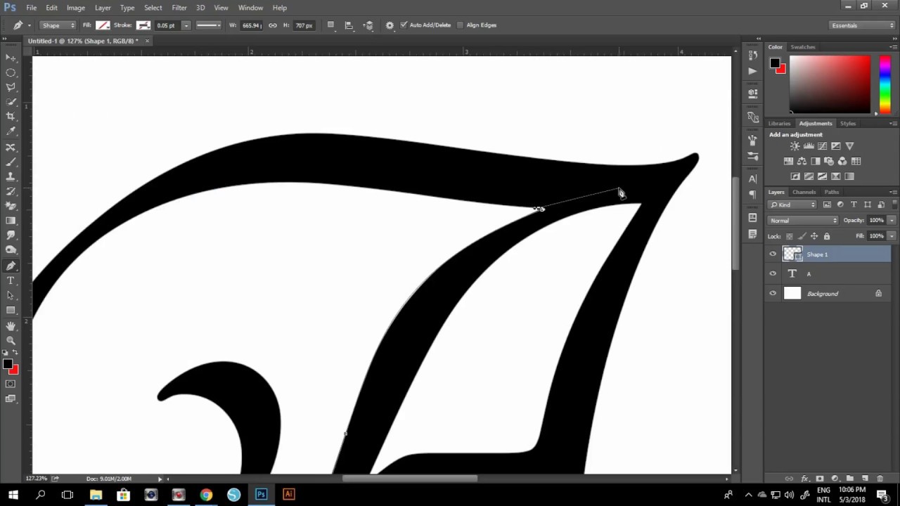 Batch 2: Class 7 || Pen tool Shape Mode(Part 2) - YouTube