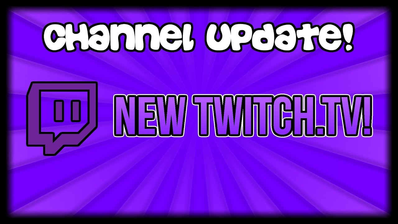 Channel Update: New Twitch Channel and New Equipment! - YouTube