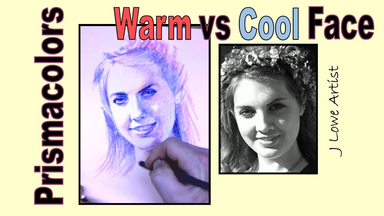 How to Draw Warm vs Cool Color with Prismacolor Pencils - YouTube