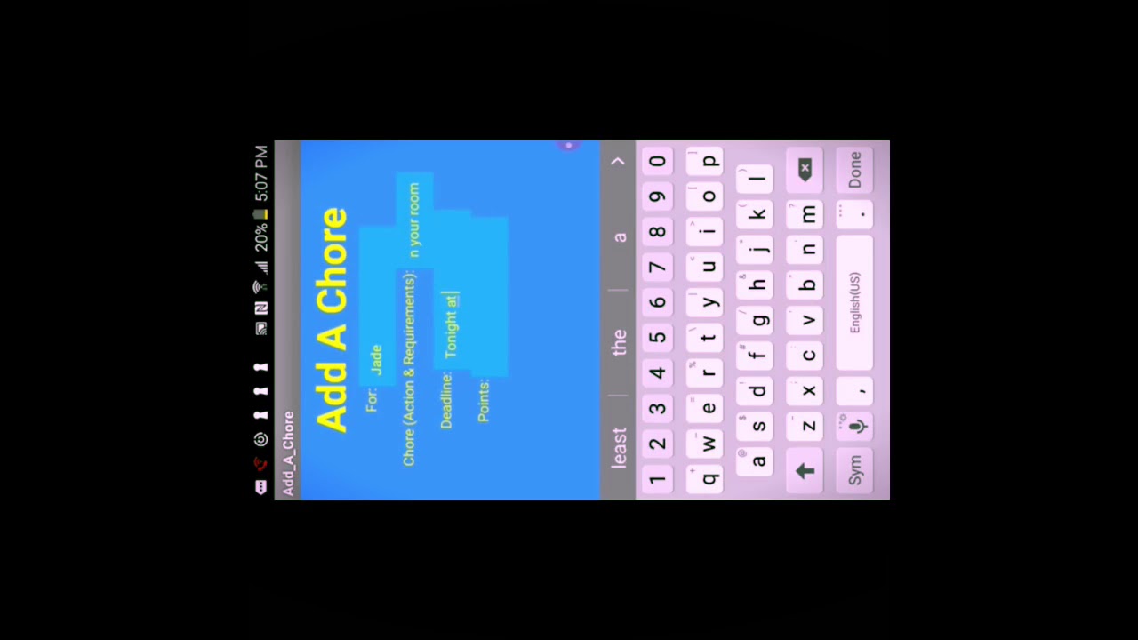 ChoreScore Demo Video - YouTube
