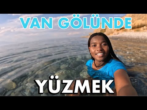 İLK KEZ VAN KAHVALTISI DENEDİM. VAN GÖLÜNDE YÜZDÜM