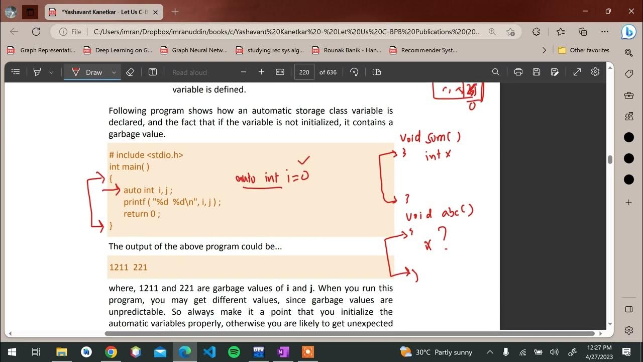 Storage Classes in C - YouTube
