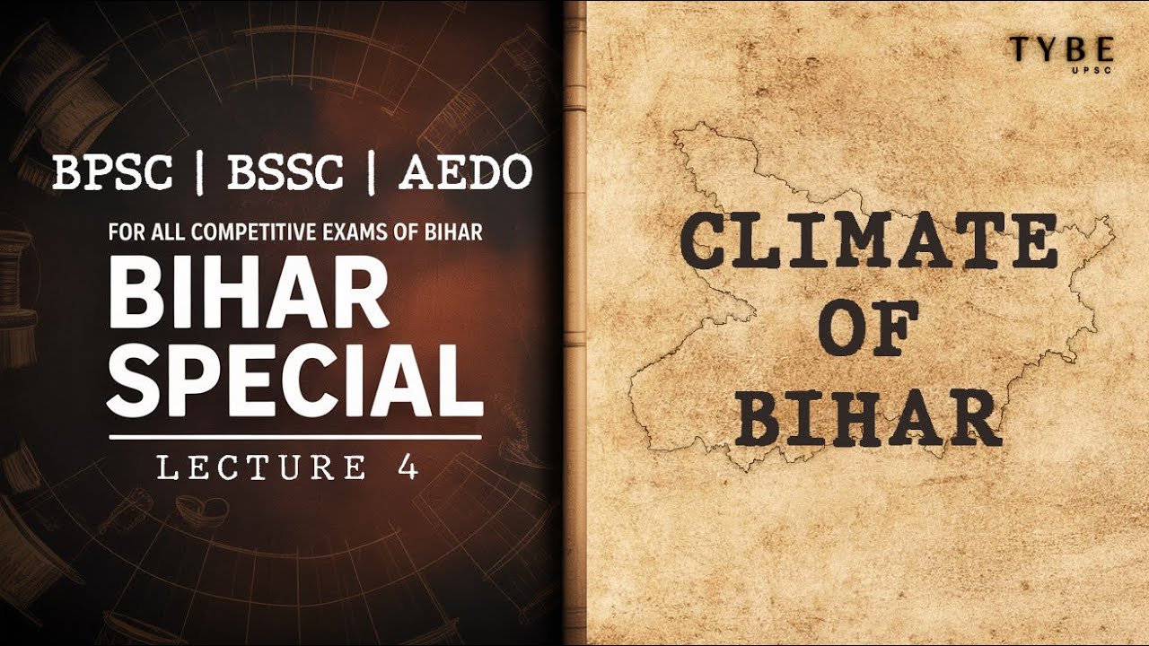 Lecture-4 | Climate of Bihar | BIHAR SPECIAL | BPSC | BSSC | AEDO - YouTube