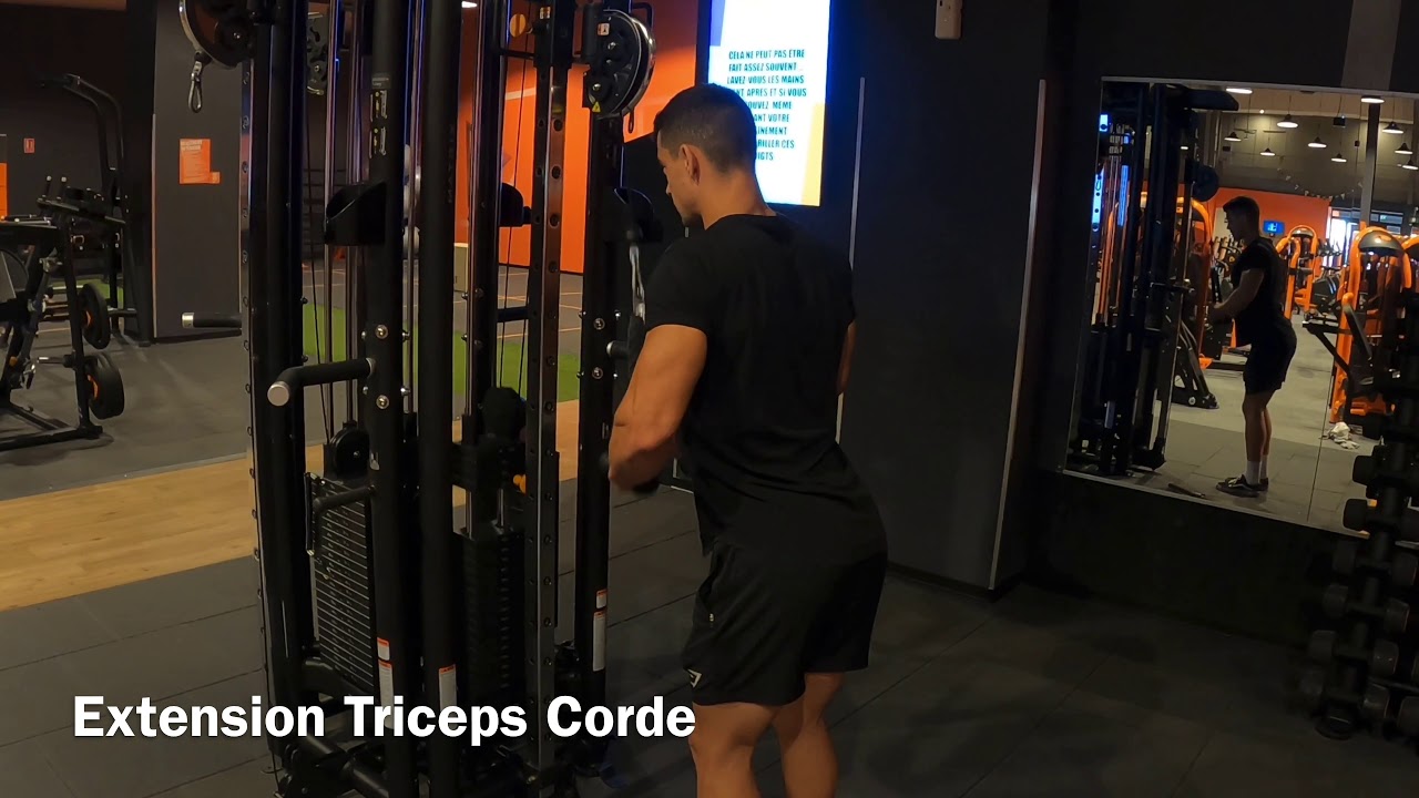 Extension Triceps Corde - YouTube