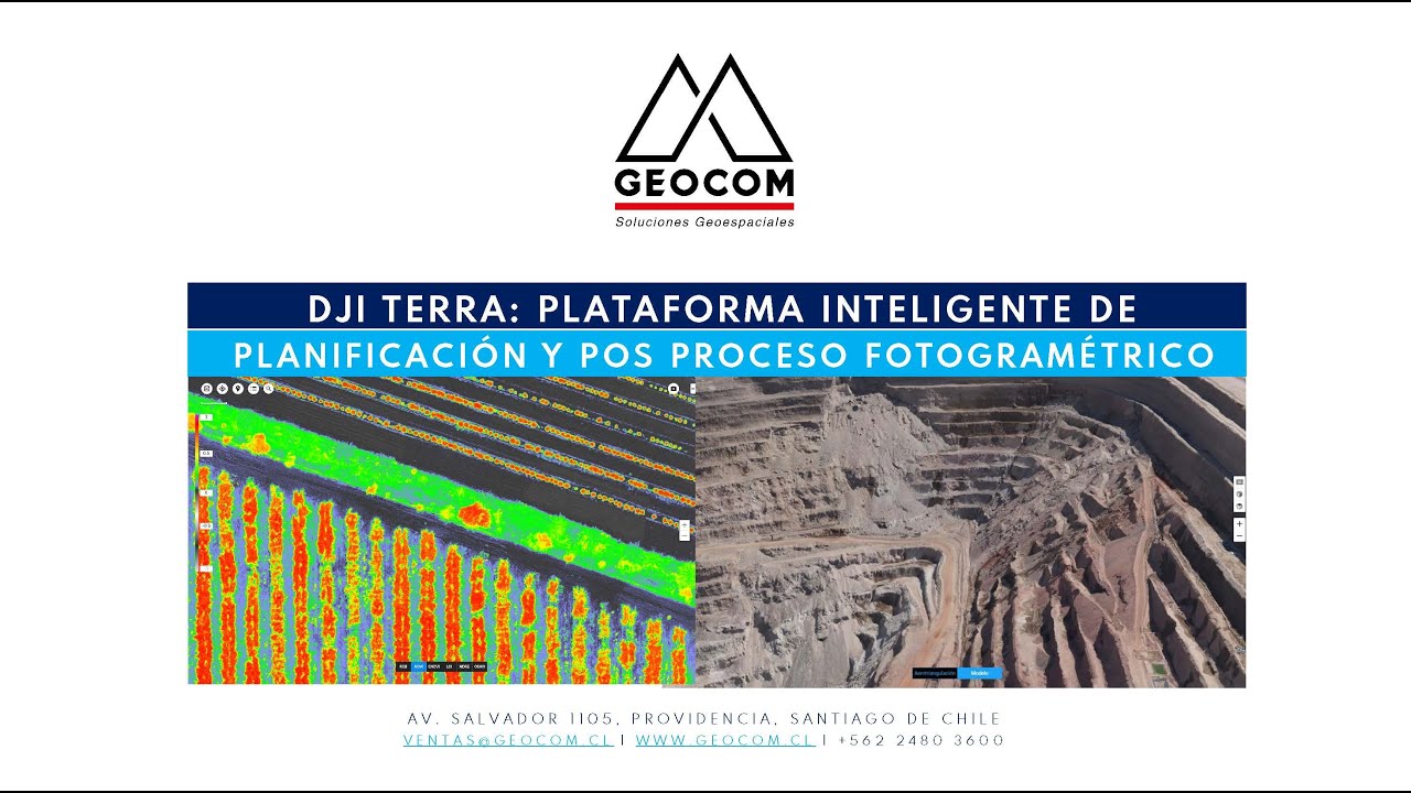 Webinar GEOCOM | DJI Terra: Plataforma inteligente de planificación y ...