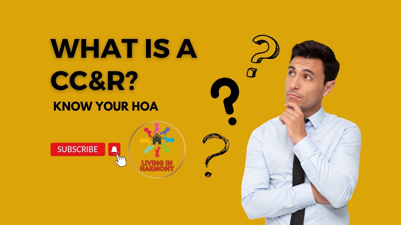 What is a CC&R? - YouTube