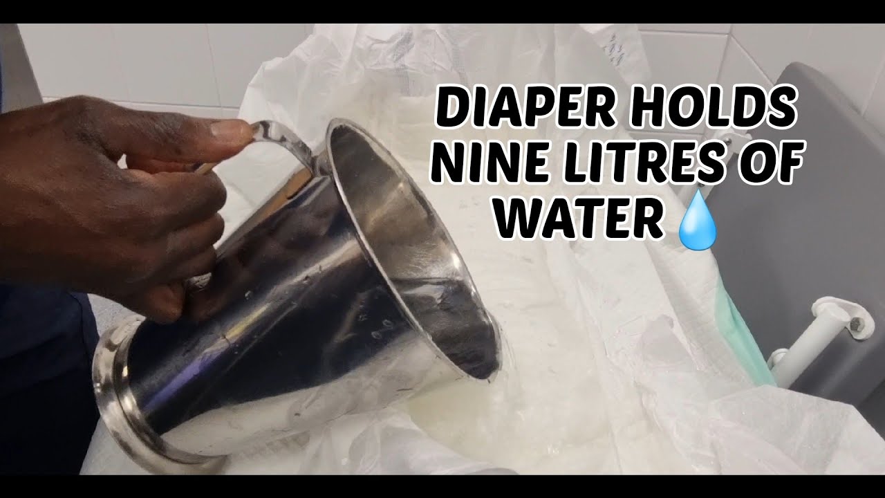 DIAPER SURGERY TIME: A Diaper swallowed nine litres of water💧 😳. - YouTube