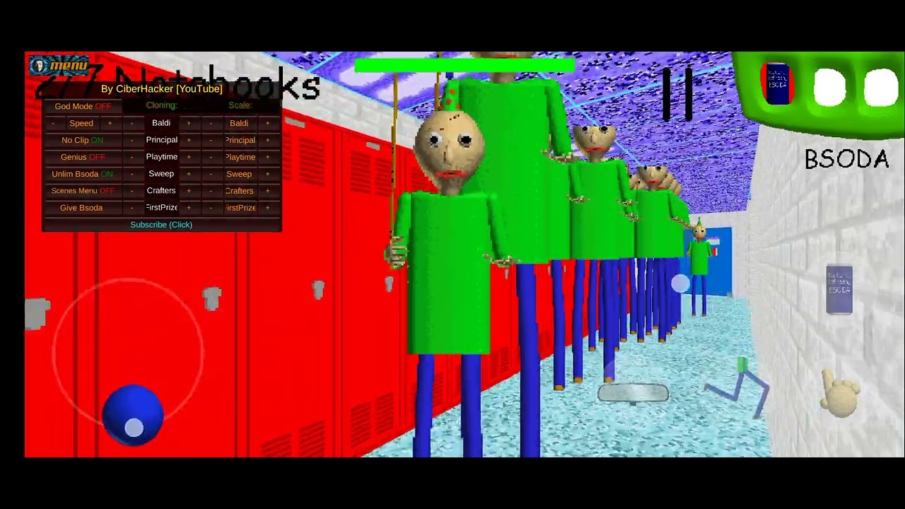 baldi basics birthday bash 1 hack😈 play (le baldi)😂 - YouTube