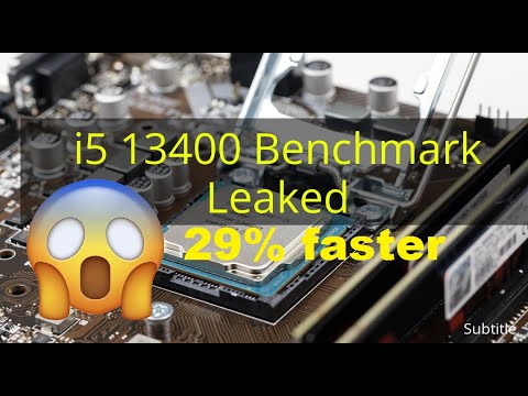 i5 13400 Benchmark Leaks Out, 10 Cores 16 threads - YouTube