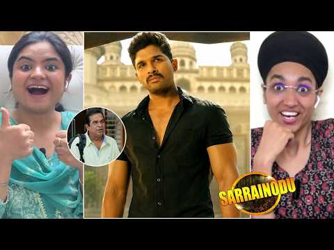 SARRAINODU FIGHT SCENE REACTION!!! | MASS INTRO FIGHT | Allu Arjun | Best Action Scene