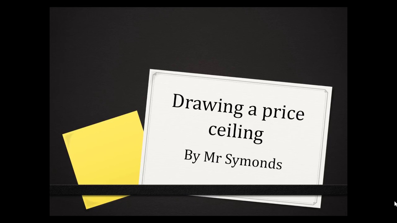 OMG! How do you draw a price ceiling? - YouTube