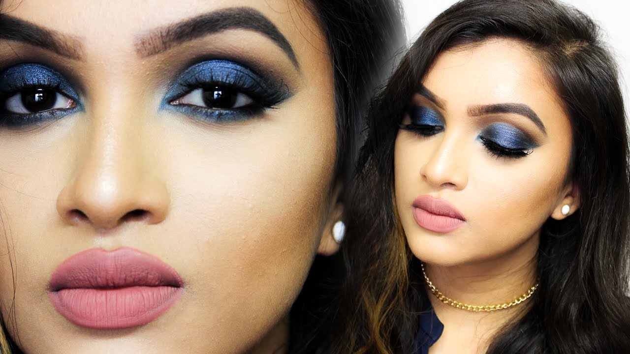 Sexy Blue Smokey Eye ♡ Makeup Tutorial Beautico Youtube