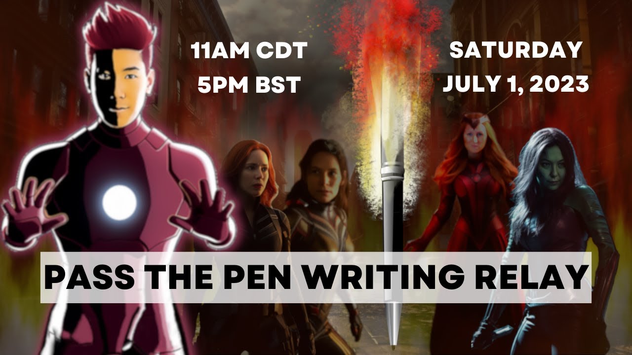 🖋️🔥Pass the Pen Writing Relay: Superhero Edition - YouTube