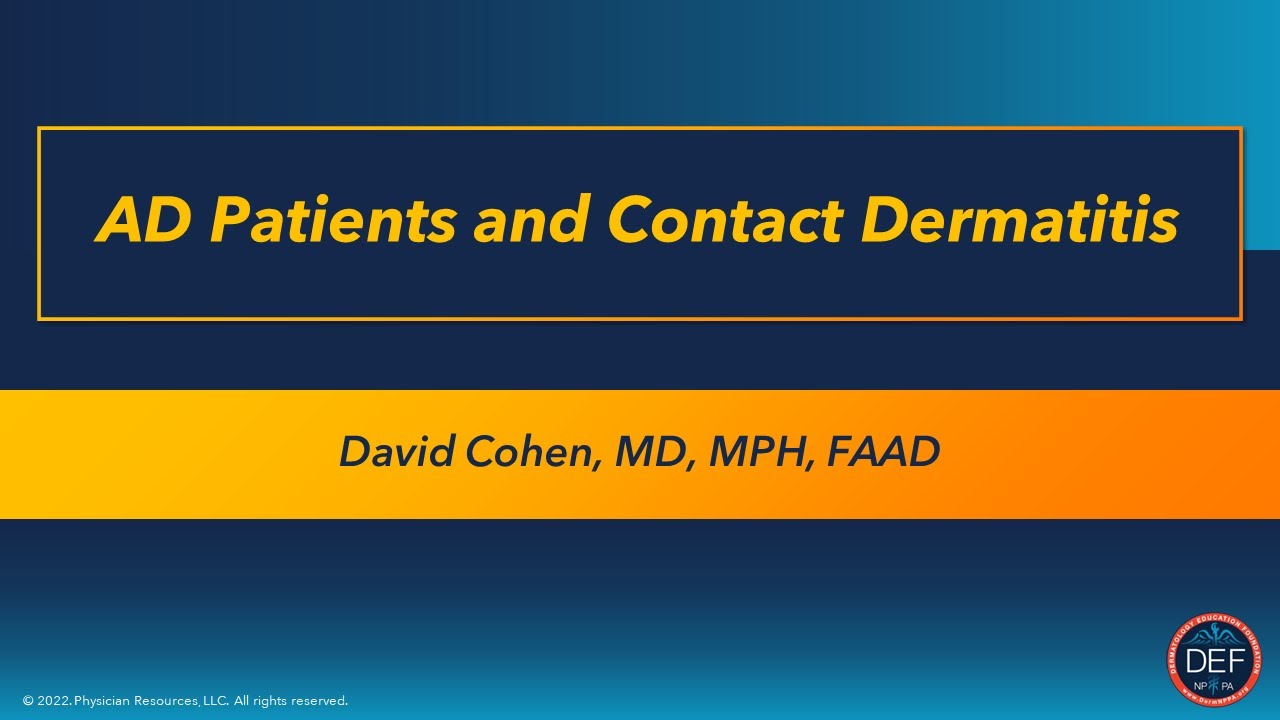 Eczema VIDEOS - Dermatology Education Foundation Eczema VIDEOS - Dermatology Education Foundation