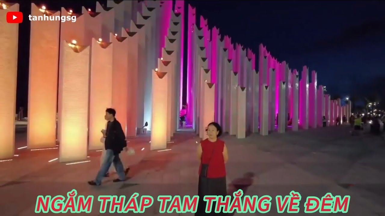 NGẮM THÁP TAM THẮNG VŨNG TÀU VỀ ĐÊM - YouTube