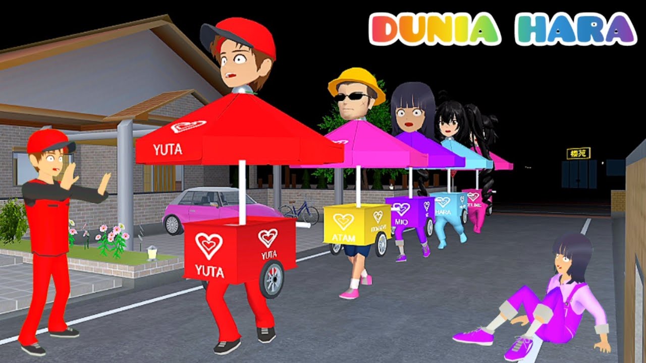 Gerobak Ice Cream Walls Yuta Jadi Anomali Es Krim Walls 😱 | Dunia Hara ...