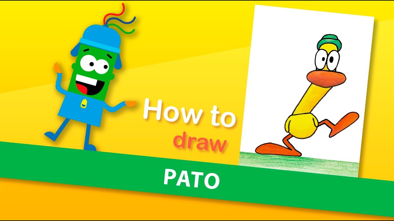 How to draw Pato from "Pocoyo" . Drawing together with Easy Pen - YouTube