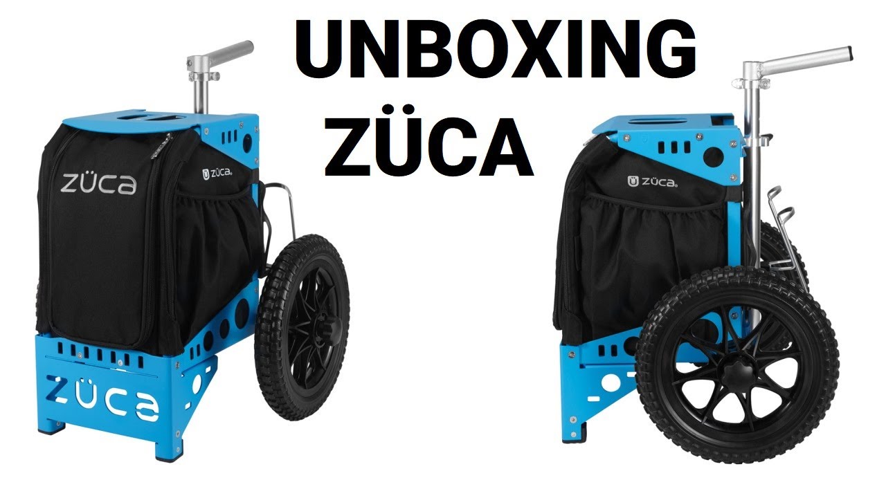 ZUCA Compact Disc Golf Cart Unboxing - Sean got one! - YouTube