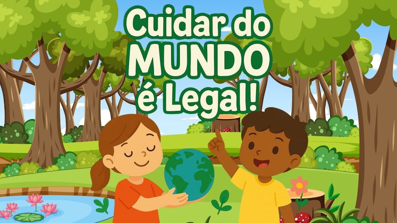 CUIDAR DO MUNDO É LEGAL 🌍💚 | Música Infantil Educativa sobre o Meio ...