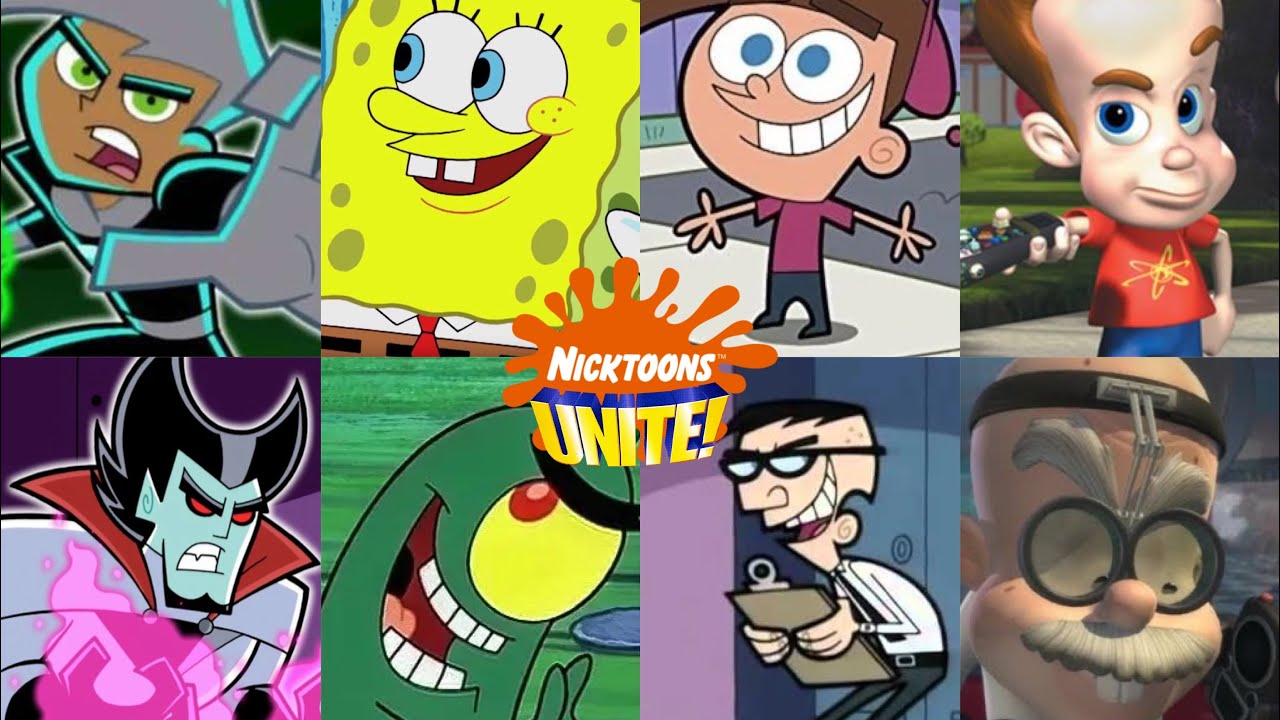 Nicktoons Unite (DS) - All Bosses - YouTube