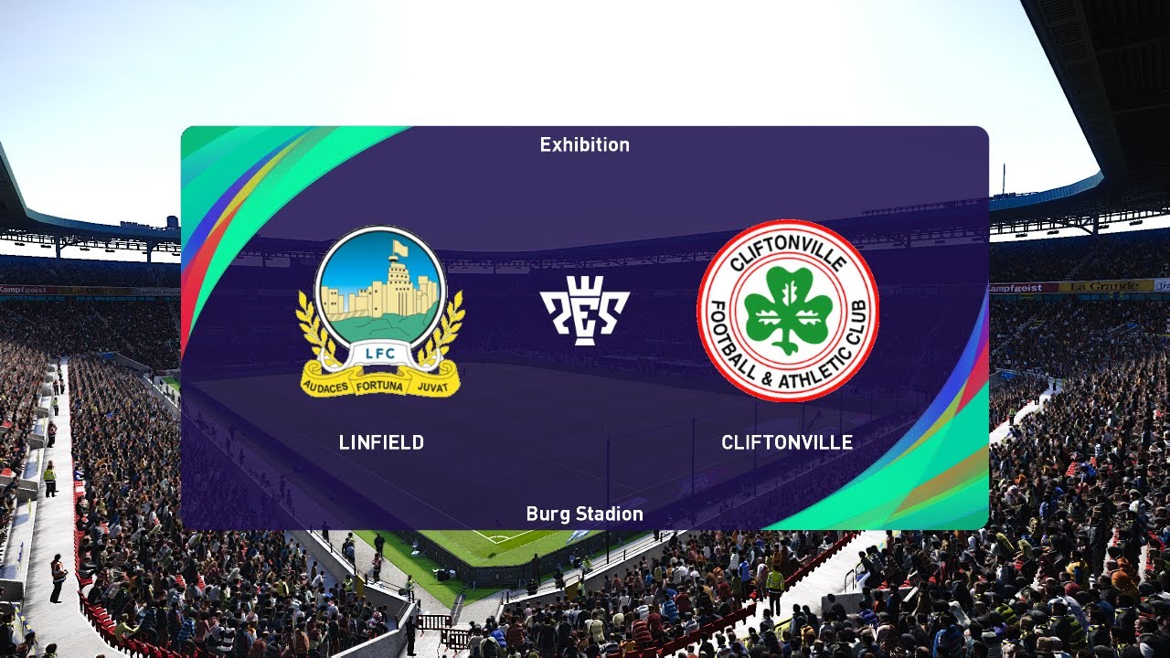 Linfield FC vs Cliftonville FC (11/02/2023) Danske Bank Premiership PES ...