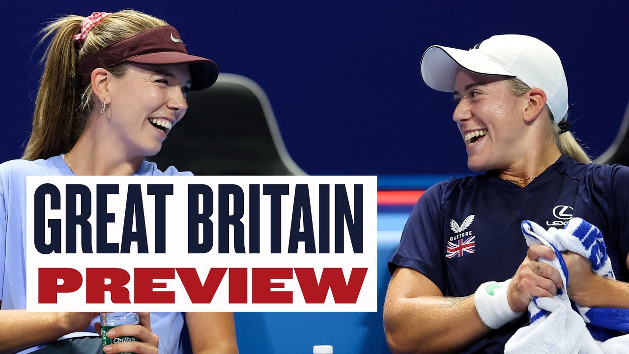 🇬🇧 Great Britain Ready for BJK Cup Finals | Boulter, Kartal, Burrage ...
