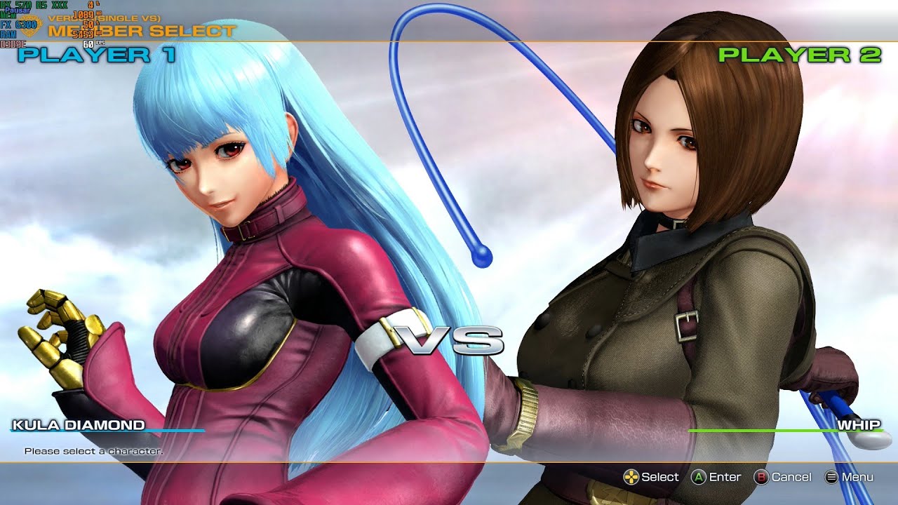 THE KING OF FIGHTERS XIV STEAM EDITION Kula Diamond Vs Whip - YouTube