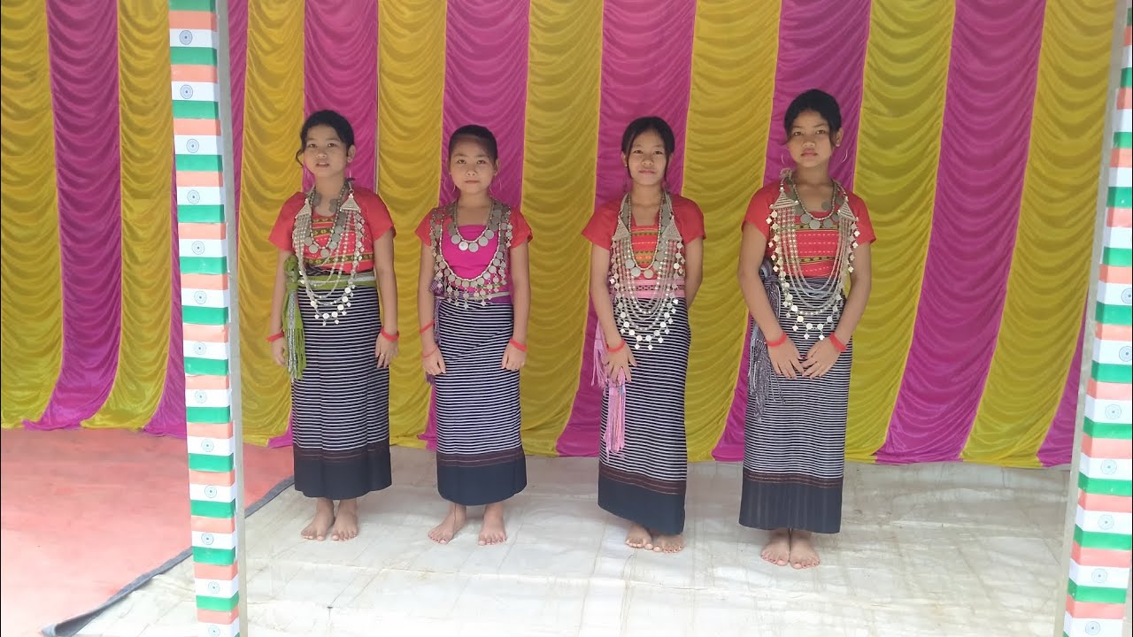 Reang spacial song|| Reang Cultural Song dance by Glory Academy girls ...