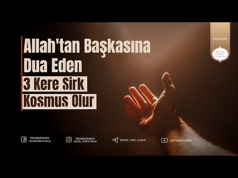 Allah'tan Başkasına Dua Eden 3 Kere Şirk Koşmuş Olur | İbrahim Gadban Hoca