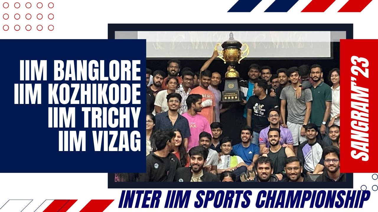 SANGRAM’23 Inter-IIMs Sports Championship!!! | IIMB | IIMK | IIMV ...