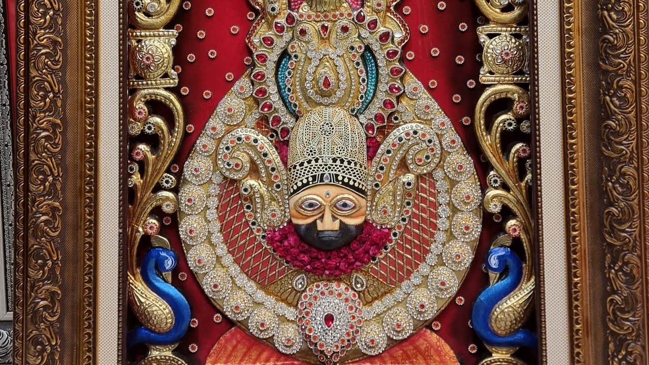 Shyam Baba ki 3D painting, Khatu Shyam ji ki painting, Indian God ...